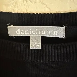 Daniel Rainn | Sweaters | Daniel Rainn Lyna Black Floral Medium ...